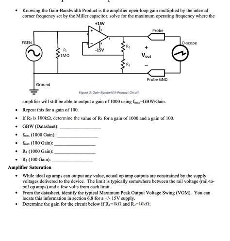 Part A Non Ideal Operational Amplifier Op Chegg