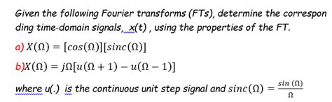 solved signals and systems question please solve it step by