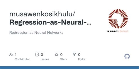 Github Musawenkosikhulu Regression As Neural Networks Regression As Neural Networks