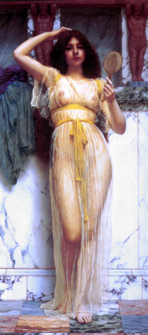 In Memoriam John William Godward Fleeting Beauty 2 The Eclectic