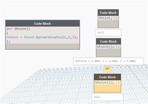 Creating Point Inside Function Failed Designscript Dynamo