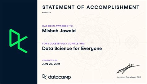 Datascience Datacamp Misbah Jawaid