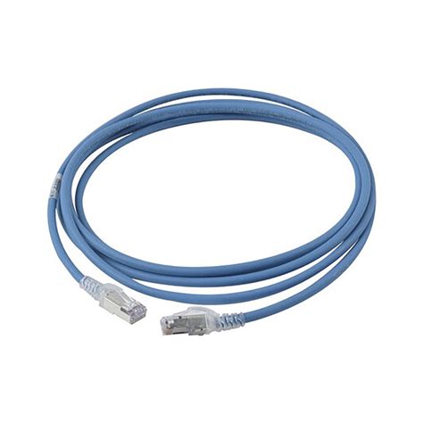 PATCH CORD CAT 6A U FTP CM LSZH AZUL DIAMETRO REDUCIDO LEVITON Francisco Murillo S A S