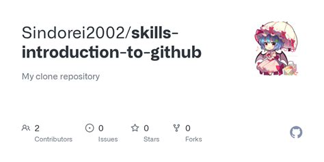 Github Sindorei2002skills Introduction To Github My Clone Repository