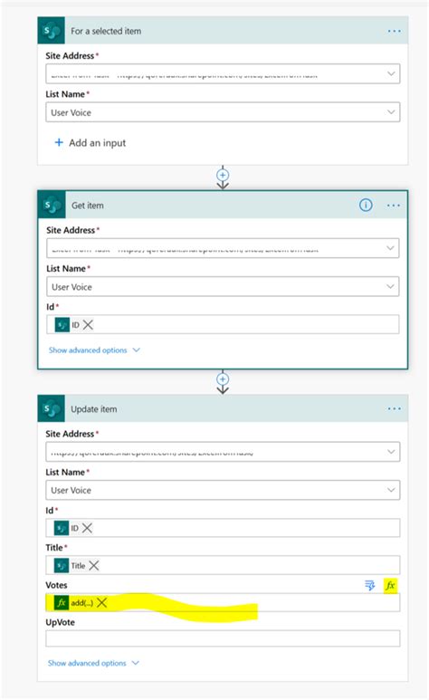 Solved Up Down Voting System For Sharepoint List Power Platform Community
