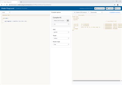 Tim Jones On Twitter I Ve Added The New RGA 2 1 Release To Shader