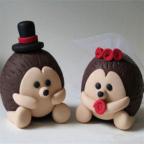 خرید و قیمت مجسمه عاشقانه جوجه تیغی مجسمه فانتزی مجسمه دکوری عروس و