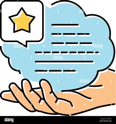 Demonstrate Good Communication Skills Color Icon Vector Illustration