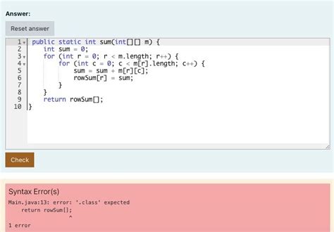 Nestled Loop Matriser Programmeringjava Pluggakuten
