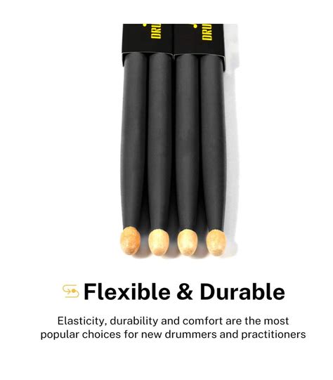 Donner Ec1144 Drum Sticks 5a Classic Maple Wood Drumstick