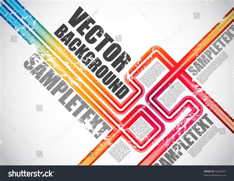 Abstract Vector Layout Design 55629619 Shutterstock
