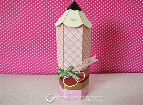 Caja En Forma De Lapiz Crafty Little Bee