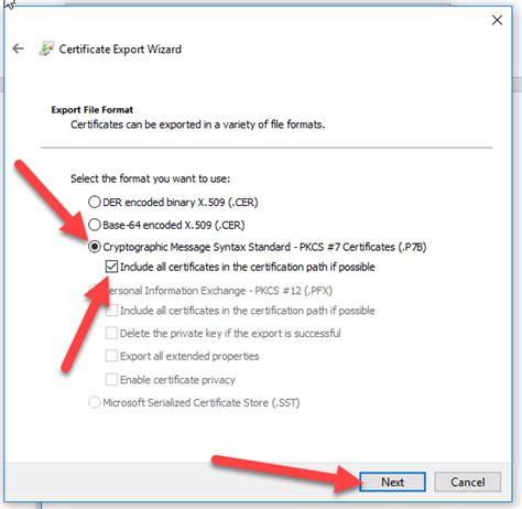 6 Click “browse” And Choose Where You Want To Save The P7b