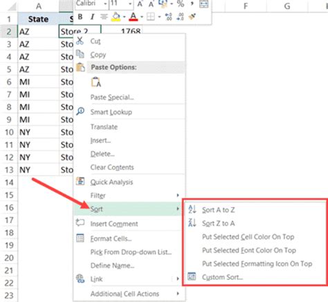 How To SORT In Excel By Rows Columns Colors Dates Numbers