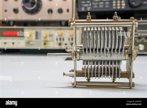 Hoogkerk Netherlands November 10 2021 Tuning Capacitor Or Rotary Variable Capacitor Variable