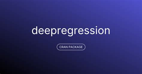 Deepregression Fitting Deep Distributional Regression Crane