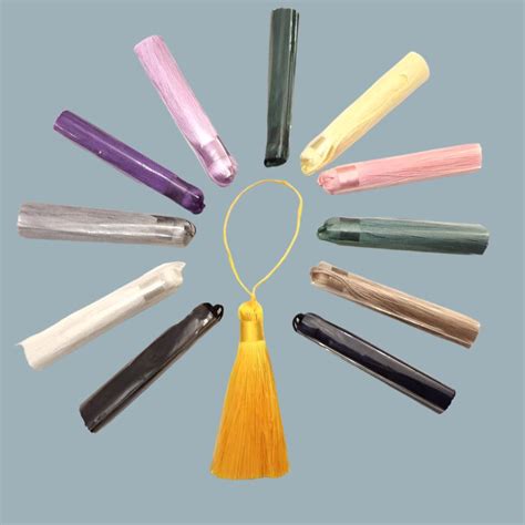 10 Silky Tassels Choice Of Colour Size Without The Loop 75mm 3 Inch