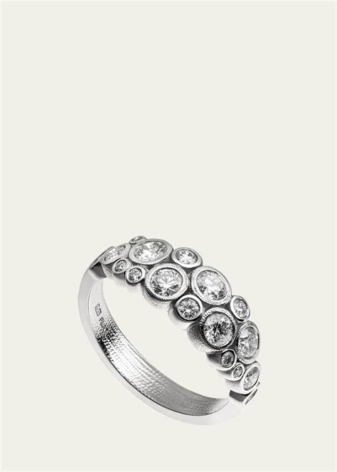 Alex Sepkus Platinum And Diamond Ring Bergdorf Goodman
