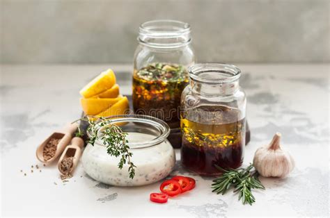 Assorted Meat Marinades Stock Image Image Of Background 87609859