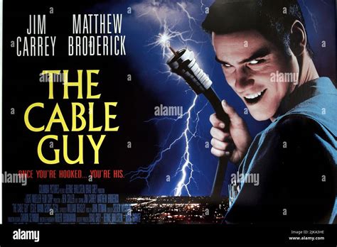 Jim Carrey Film Poster Film The Cable Guy Usa 1996 Director Ben