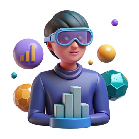 Data Visualization 3d Charts Interactive Graphics 55060887 Png