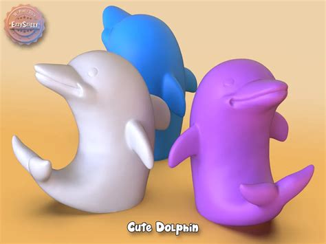 Cute Dolphin By Ezzysziggy Makerworld