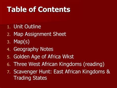 Post Classical Africa Ppt Download