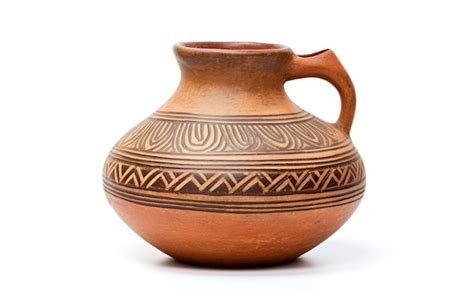 Premium Ai Image Classic Clay Water Treatment On White Background