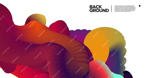 Premium Vector Vector Colorful Gradient Abstract Fluid Background For Banner Template