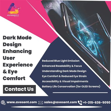 Dark Mode Design Enhancing User Experience And Eye Comfort