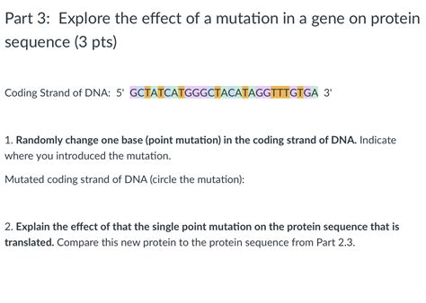 Solved Part Transcribe A Small Fragment Of DNA Pts Chegg Com