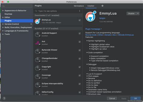 为intellij Idea安装emmylua插件ideaemmylua Csdn博客