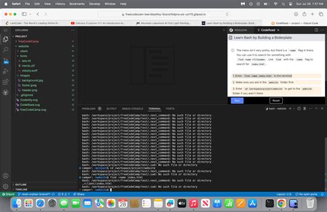 Bash Command Find Test Not Passing The Freecodecamp Forum
