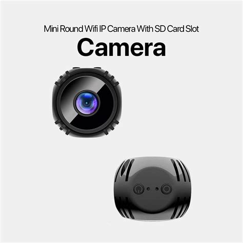 Mini Round Wifi IP Camera With SD Card Slot Memoxpress Online
