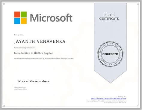 jayanth venavenka on linkedin githubcopilot coursera