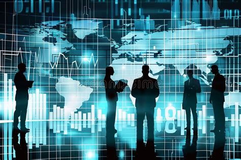 Illustration Of Business Data Graph Analysis Business Concepts Stock Illustration