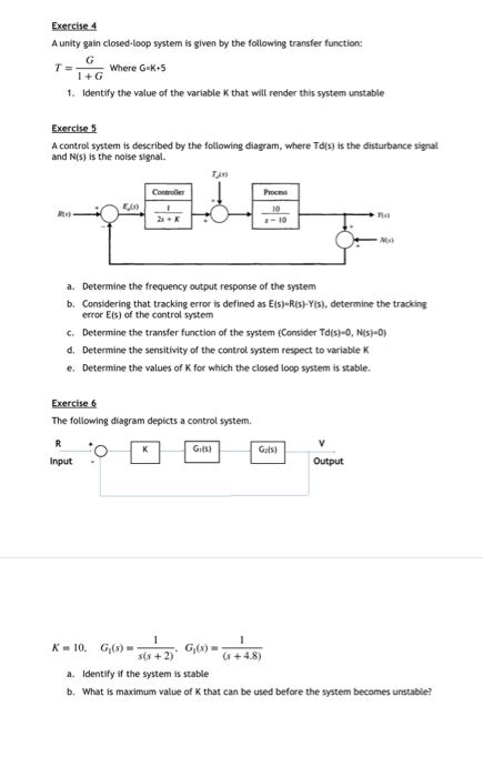 solved a unity gain closed loop system is given by the