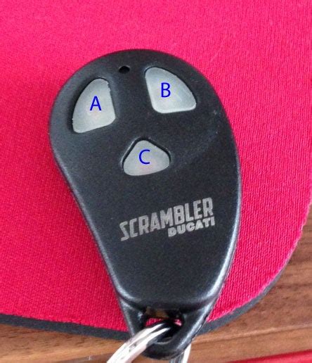 Alarm Fob Instructions Ducati Scrambler Forum