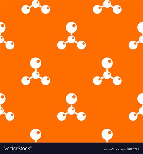 Chemical And Physical Molecules Pattern Seamless Vector Image