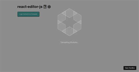 Editorjs React Editor Js Example With Custom React Block Template