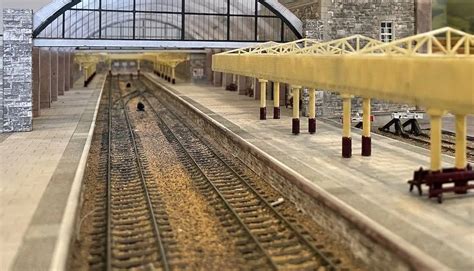 Oo Scale Railway Station Canopy Construction Parts Free 3d Print