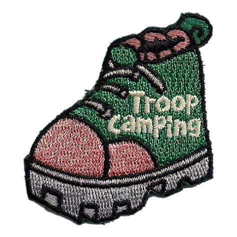 Troop Camping Boot Patch • Advantage Emblem And Screen Printing