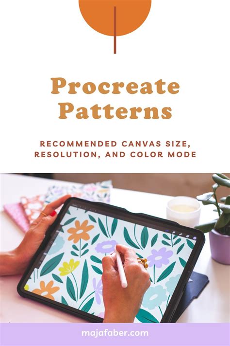 Recommended Canvas Size Resolution And Color Mode For Procreate Patterns