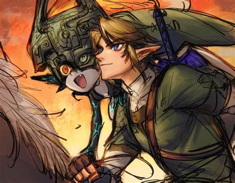 Link And Midna The Legend Of Zelda And 1 More Drawn By Bibabunie