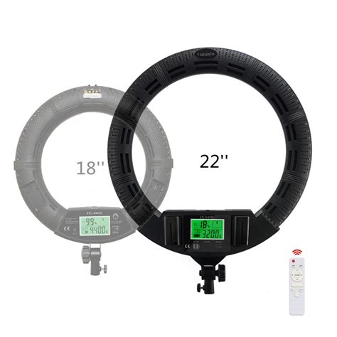 55cm 22 Inch Live Streaming Ring Light For Influencer Remote Control
