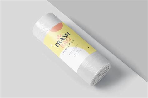 Garbage Bag Label Mockups Product Mockups Ft Mock And Trash Envato
