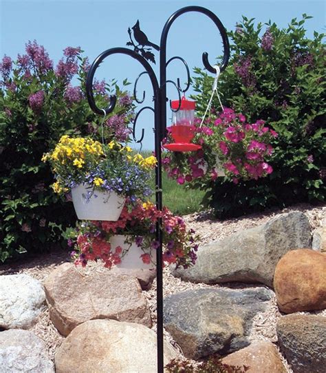 Neat Heavy Duty Shepherd Hooks For Plants Face Planter Wall