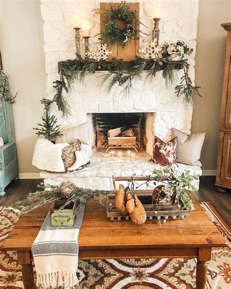 Rustic Winter Decor Delighted With The Details