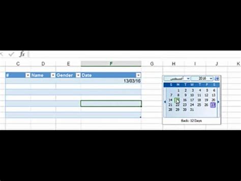 Microsoft Date And Time Picker Excel Orthoking