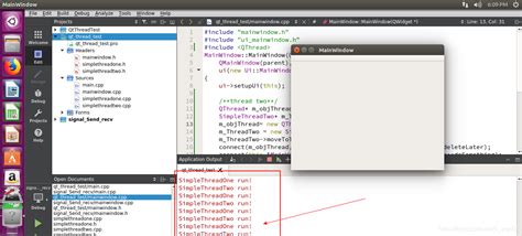 Qt 多线程应用qt的线程放在mainwindow下吗 Csdn博客